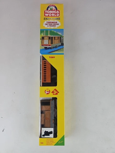 TOMICA WORLD THOMAS & Friends Toby train, Tomy 7441. Rare, Vintage, New ...