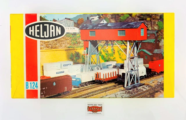 HELJAN H0 B124 - CONTAINERKRAN - 20,5 x 8,5 x 18 CM - NEU EUR 19,90 ...