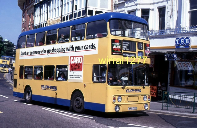 6X4 BUS PHOTOGRAPH Yellow Buses Fleetline MFX172W £1.00 - PicClick UK