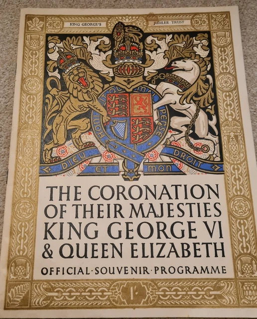 THE CORONATION OF Their Majesties King George V1 & Queen Elizabeth ...