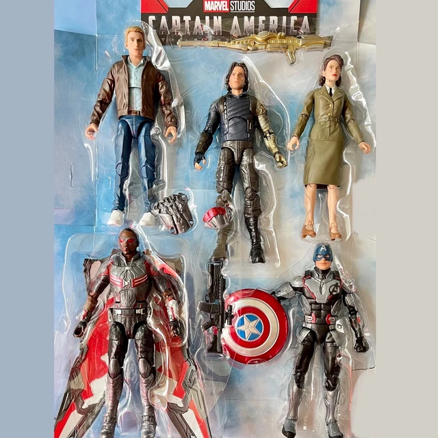 MARVEL LEGENDS CAPTAIN America MCU Winter Soldier Sharon Peggy Carter ...