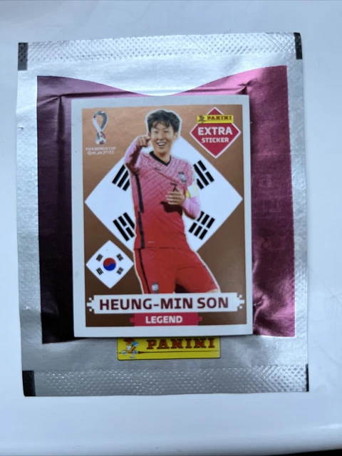 PANINI WORLD CUP Qatar 2022 - Heung-Min Son - Legend Extra Sticker ...