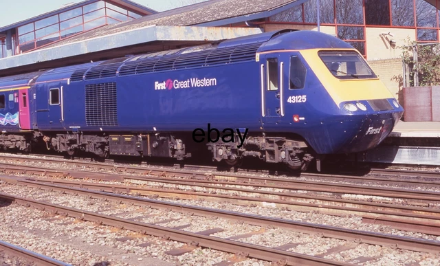 35MM SLIDE - First Great Western HST Class 43. 43125 @ Oxford £2.99 ...