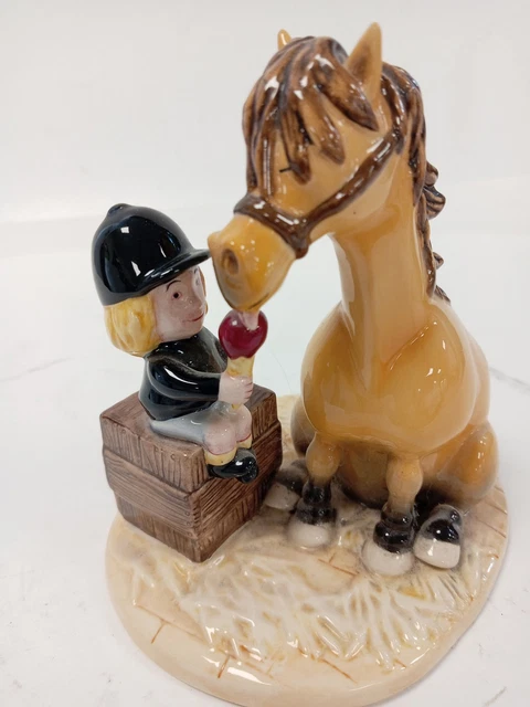 ROYAL DOULTON THELWELL Ice Cream Treat Figurine NT9 2003 Collectable 6 ...