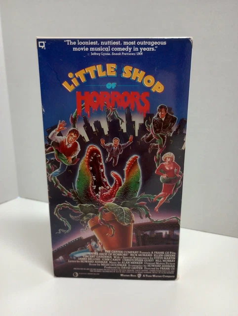 LITTLE SHOP OF Horrors VHS 1987 Vintage Horror Comedy Steve Martin Rick ...