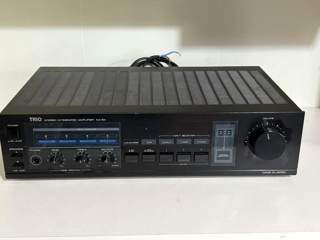 TRIO KA-54 HIFI Stereo Vintage Classic Integrated Amplifier Faulty £25. ...