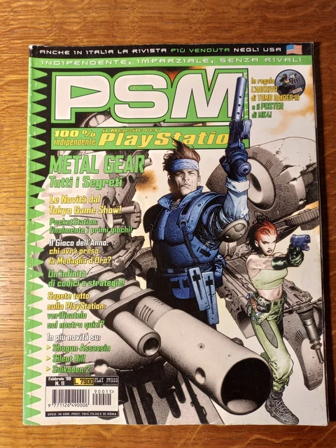 PSM N.11 PLAY Station Magazine Rivista Italia Febbraio 99' Metal Gear ...