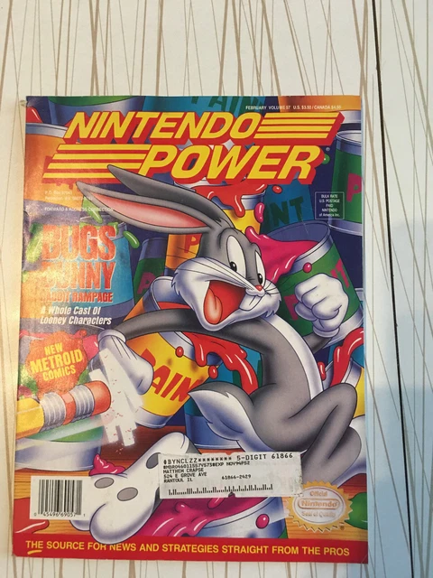 NINTENDO POWER MAGAZINE issue 57 with Super Metroid poster snes £36.04 ...