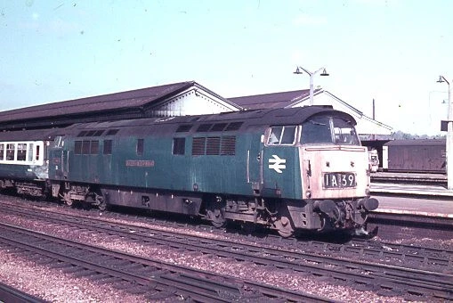 ORIGINAL COLOUR SLIDE of D1003 BR class 52 Western diesel hydraulic ...