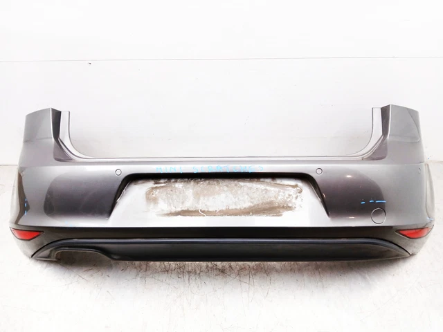 VOLKSWAGEN GOLF MK7 Complete Rear Bumper With Pdc Parking Sensors 2016 ...