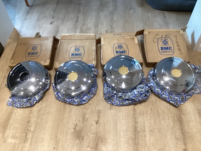 AUSTIN A135 PRINCESS Limousine Hub Caps (Genuine Bmc old stock) £400.00 ...