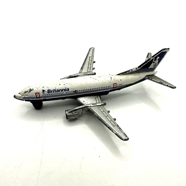 MATCHBOX SKYBUSTERS SB 40 Boeing 737 300 Britannia Airways Livery Model ...