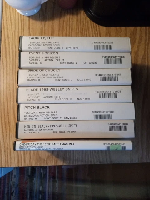 BLOCKBUSTER HORROR MOVIES Bundle VHS/DVD 90's/2000's £628.98 - PicClick UK