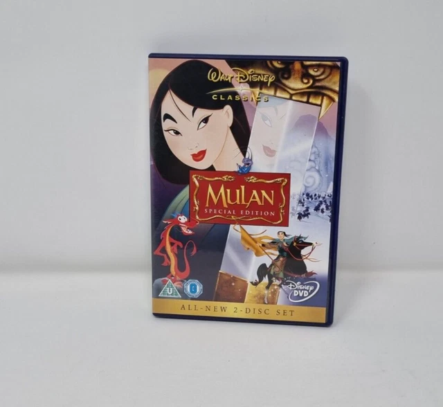 MULAN DVD-SPECIAL EDITION cert U WALT DISNEY CLASSIC £2.99 - PicClick UK