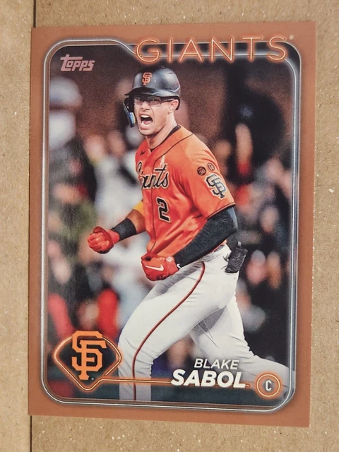 2024 TOPPS SERIES 2 #521 Blake Sabol Gold/2024 San Francisco Giants EUR ...