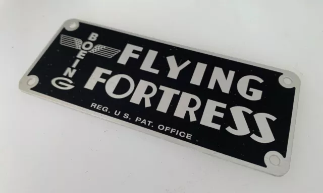 WWII USAF B-17 Flying Fortress bomber metal instrument Panel Plate. 8th ...