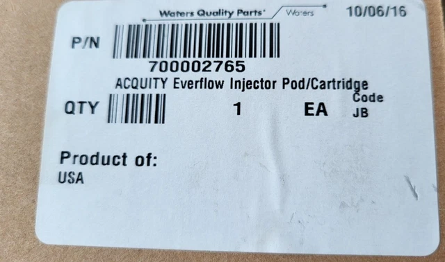 WATERS 700002765 / 289003739 / 430001326 ACQUITY Everflow Injector Pod ...