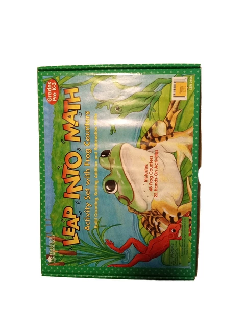 LEAP INTO MATH Grades Pre-K -3 Manipulatives Activity Set With Frog ...