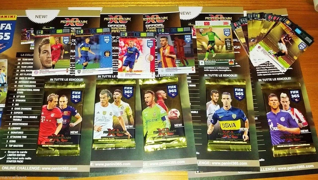 PANINI ADRENALYN XL CARD FIFA 365 2015 2016 50 Packets Boosters Packs ...