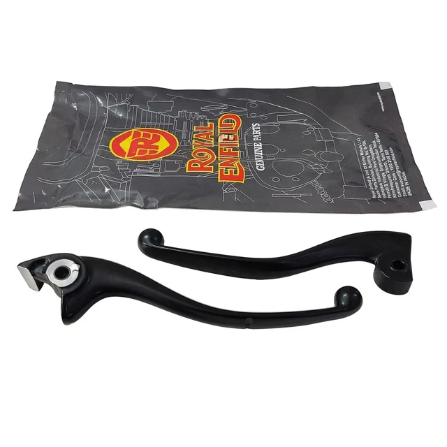 GENUINE FOR ROYAL Enfield Hunter 350 - Brake And Clutch Lever Kit Black ...