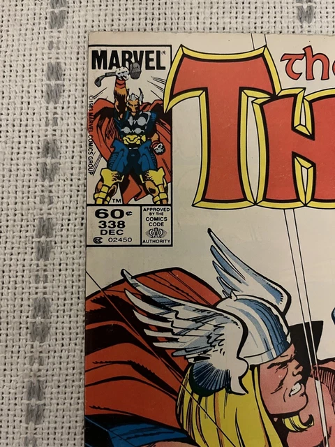 THOR #338, VOL 1 - (1983) - 2° Beta Ray Bill/1° Stormbreaker - Marvel - In perfette condizioni ...