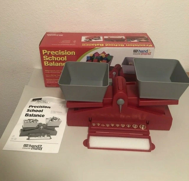 ETA HAND2 MIND Precision School Balance Set Scale NEW Open Box $24.99 ...