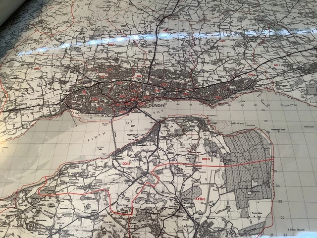 POSTCODE SECTOR MAP - Laminated Wall Map EUR 12,82 - PicClick FR