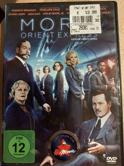 MORD IM ORIENT Express DVD Kenneth Branagh Johnny Depp Krimi EUR 5,10 ...