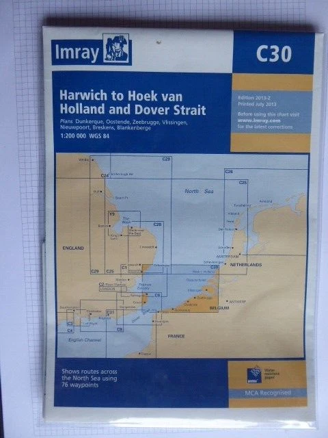 IMRAY C30 HARWICH to Hoek van Holland and Dover Strait 1:200 000 EUR 15 ...