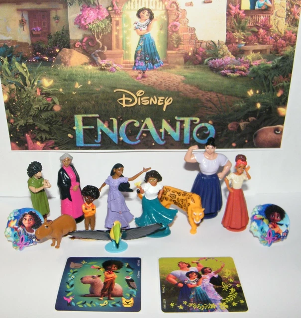 DISNEY ENCANTO MOVIE Party Favor Set 14 With 10 Figures 2 Rings 2 ...
