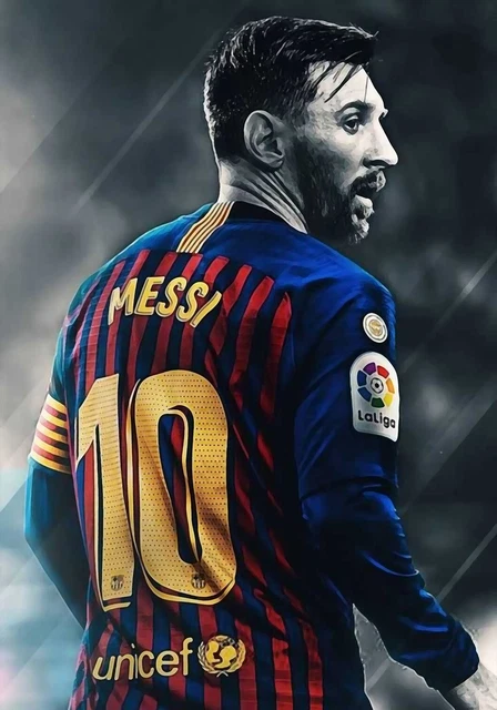 POSTER LIONEL MESSI 10 BARCELONA ALTA RISOLUZIONE - 50x70 - 70x100 - 01 ...