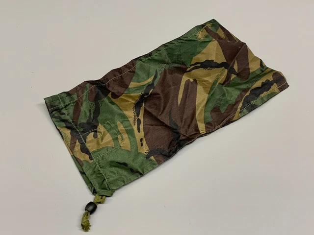 BRITISH ARMY-ISSUE BASHA / Groundsheet Stuff Sack. Woodland-DPM. NEW £8 ...