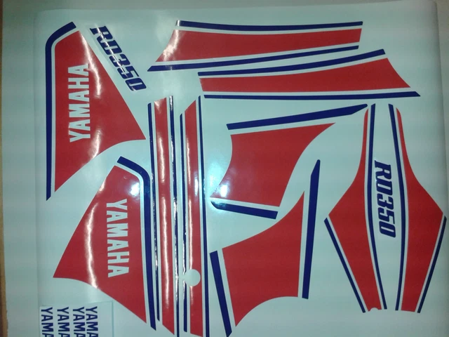 YAMAHA RD 350 ypvs 31K sticker set decals £87.04 - PicClick UK