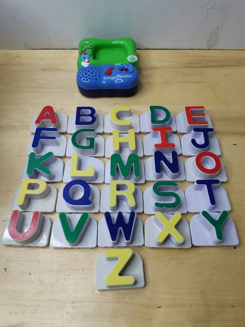 LEAPFROG FRIDGE PHONICS Magnetic Letter/Alphabet Set Complete Preschool ...