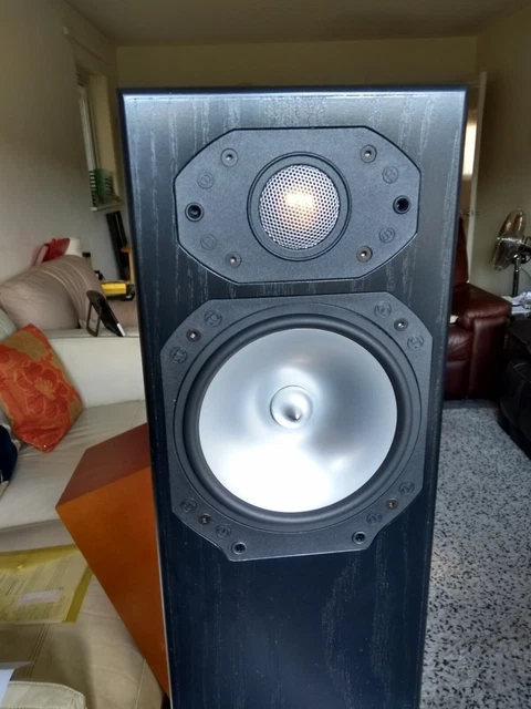 MONITOR AUDIO SLIM floor standing speakers Silver S5 £59.00 - PicClick UK