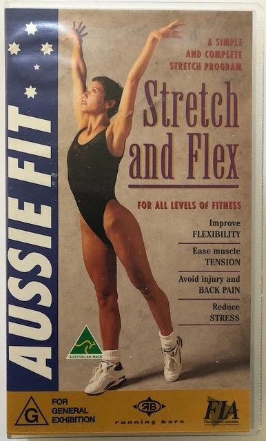 STRETCH & FLEX Aussie Fit VHS. Improve Flexibility, Erase Tension ...