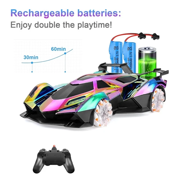 REMOTE CONTROL CAR High Speed RC Racing Drift Car with 360° Rotating ...