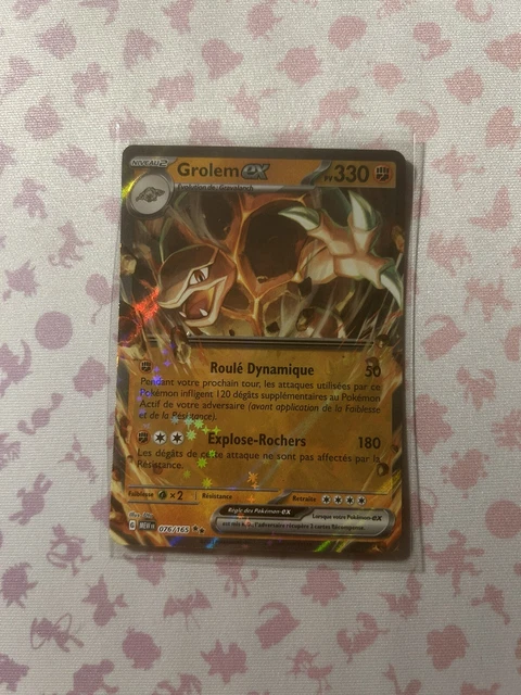 CARTE POKÉMON GROLEM EX 076/165 Ecarlate et Violet Ev3.5 151 FR Neuve EUR 3,80 - PicClick FR