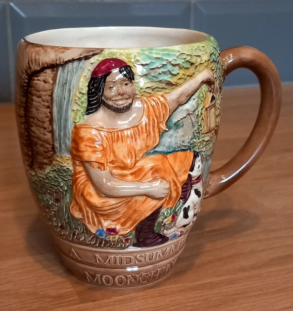 SUPERB 1950'S BESWICK Shakespeare Mug/Cup For 'A Midsummer Nights Dream ...