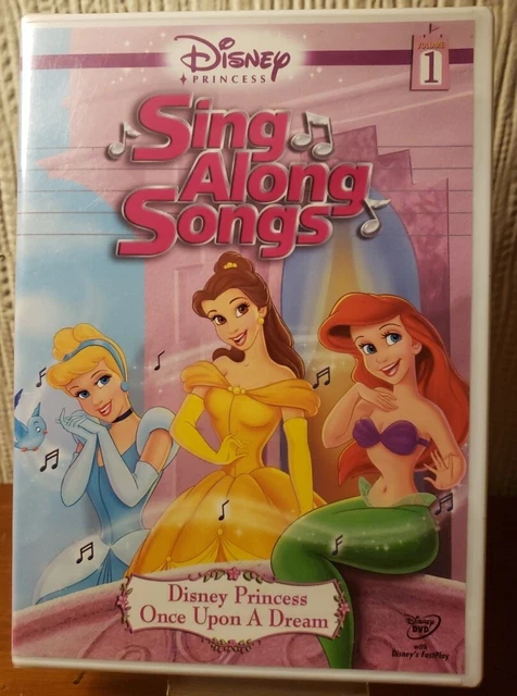 DISNEY PRINCESS SING Along Songs Disney Princess Once Upon A Dream DVD - Sealed £18.30 - PicClick UK