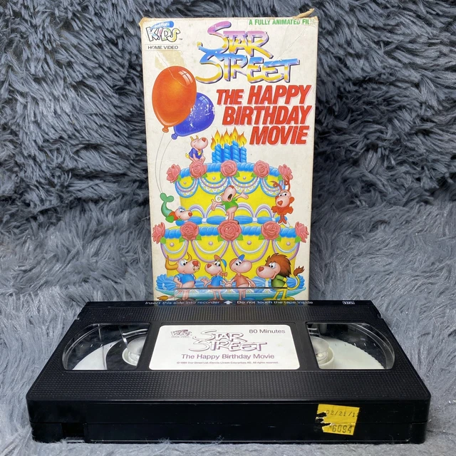 STAR STREET THE Happy Birthday Movie VHS Tape 1989 Just For Kids ...
