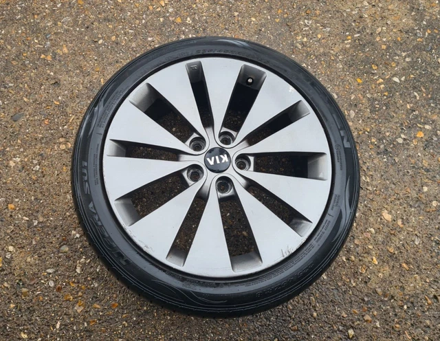 KIA OPTIMA MK3 2012 18" INCH ALLOY WHEEL WITH TYRE 7.5J 52910-2T510 #2H ...