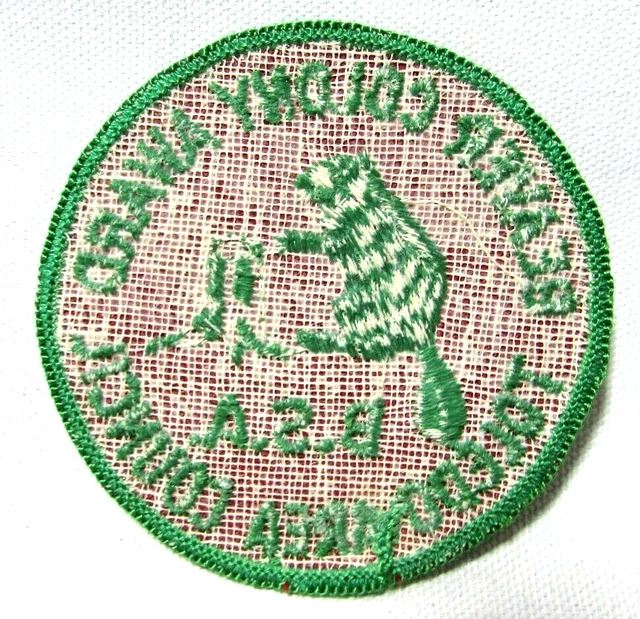PATCH VINTAGE BOY Scouts BSA Beaver Colony Award Toledo Ohio Area ...