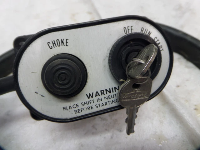 MERCURY QUICKSILVER REMOTE Ignition Start Choke Switch 8-Pin 5Ft ...