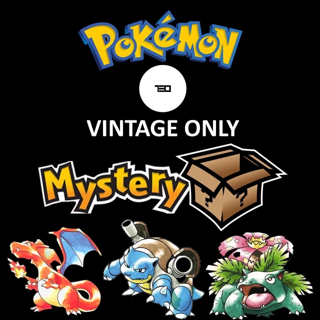 POKEMON VINTAGE ONLY Mystery Box - Graded Cards, Booster Packs & More ...