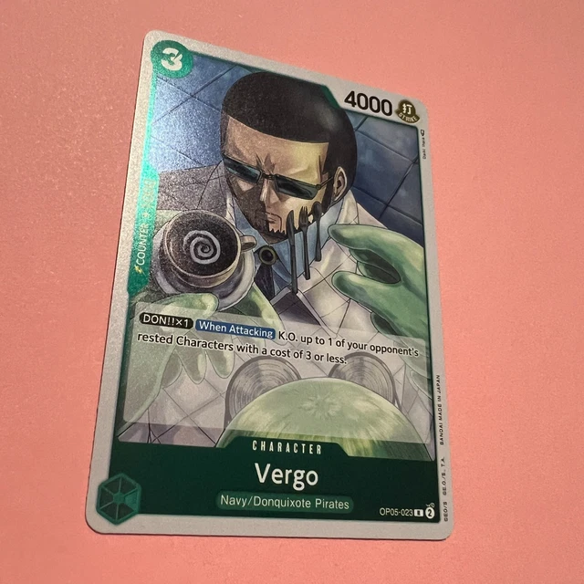 VERGO OP05-023 R NM Rare One Piece Card Awakening Of The New Era ...