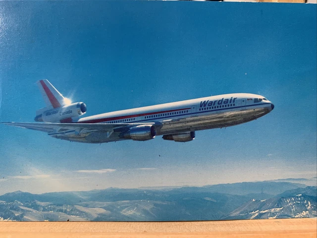 MCDONNELL DOUGLAS DC-10-30 Jet Airplane Vintage Postcard Combine ...