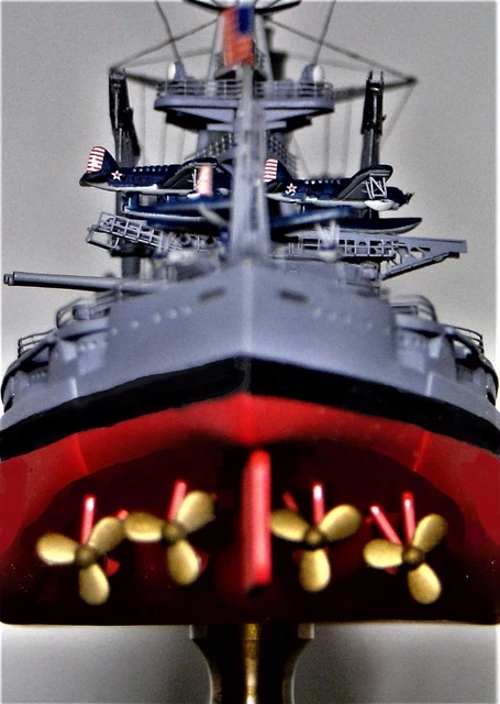 BATTLESHIP WW2 USS Arizona Dec 7 1941 Metal Hull Model Pearl Harbor ...