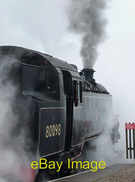 PHOTO 6X4 STEAM Engine at Froghall - Churnet Valley Railway 80098 is a ...