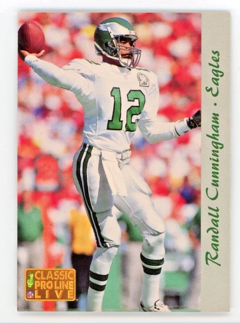 1993 CLASSIC PRO Line Live Randall Cunningham Card #209 EUR 2,22 ...